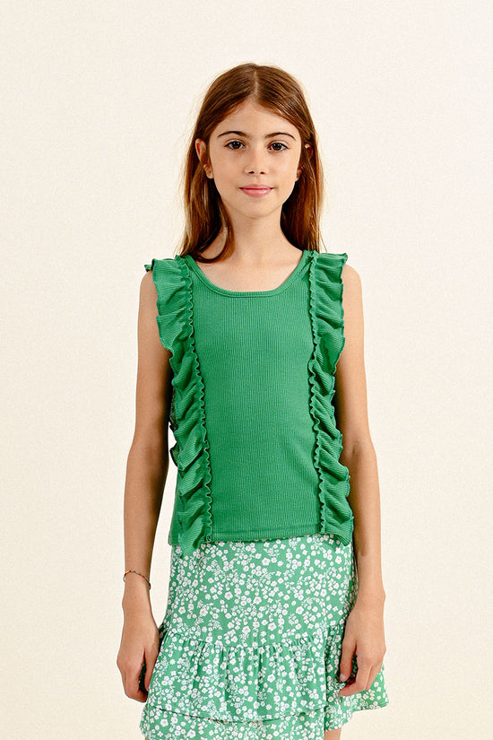 Girls Ruffle Tank Top – YellowBrickRoad
